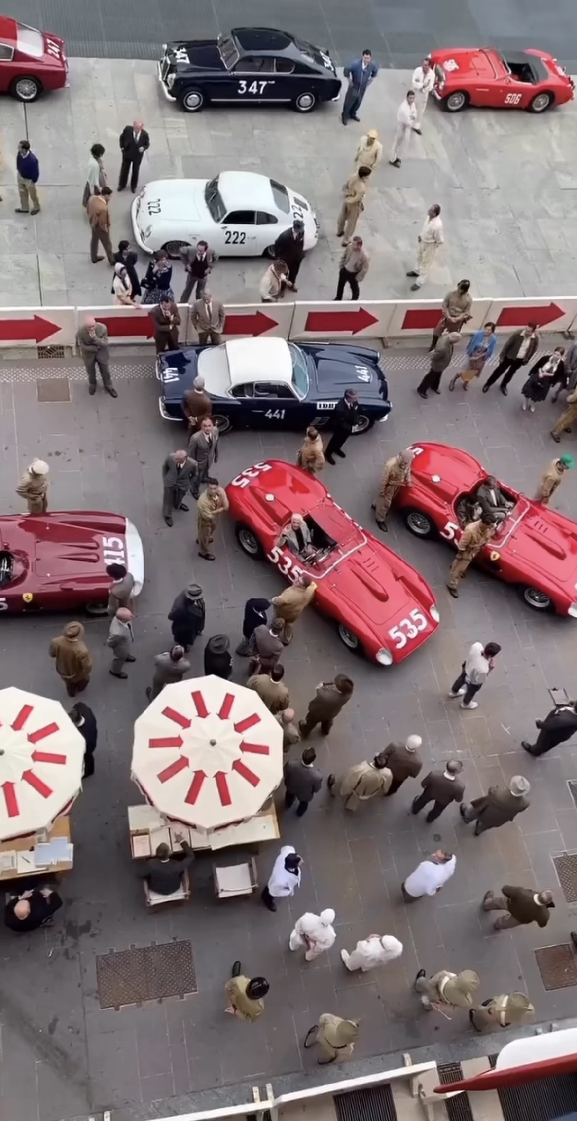 First images from the filming of Ferrari, starring Adam Driver - Peris ...