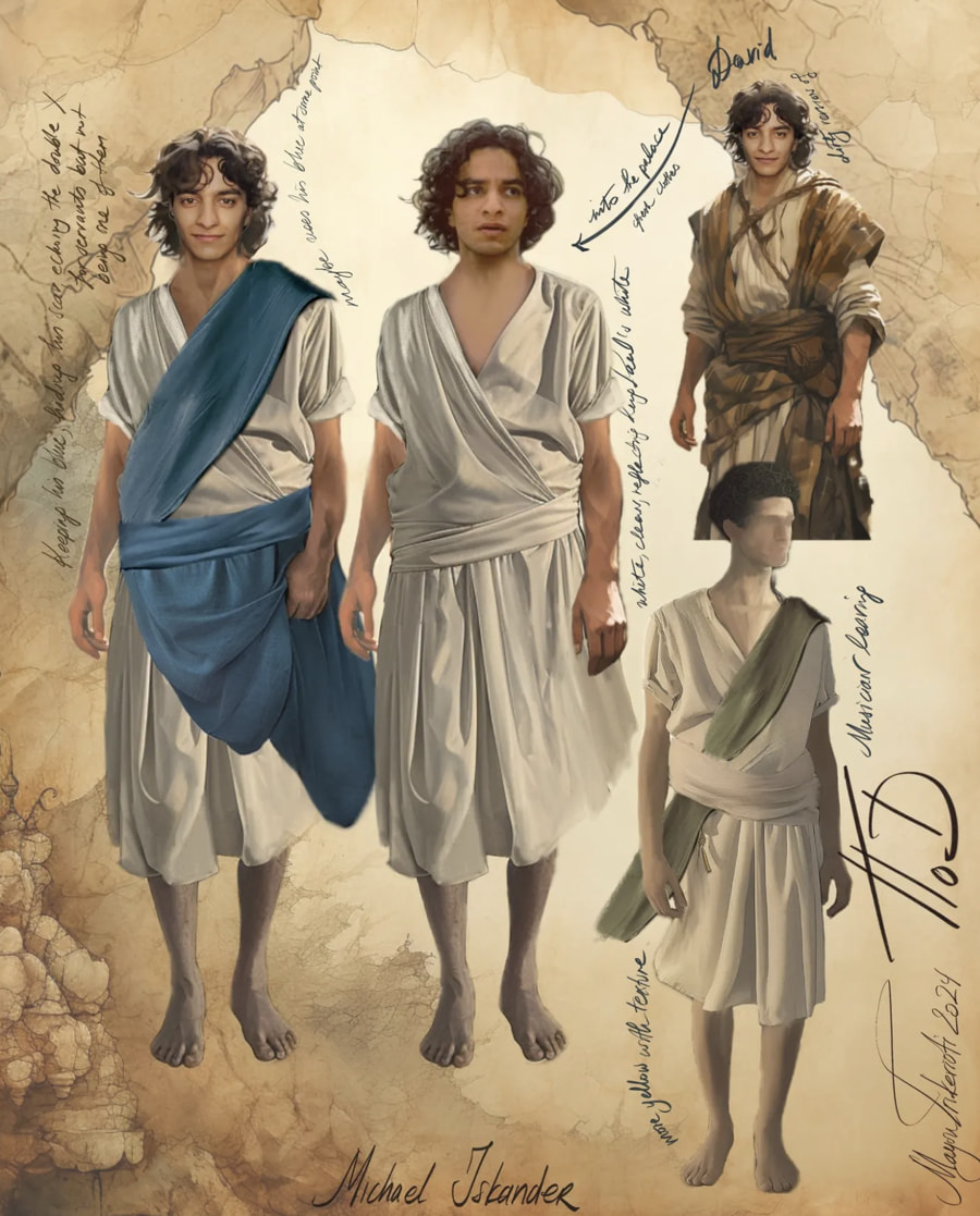 Mayou Trikerioti together with Peris Costumes dress the ancient world ...